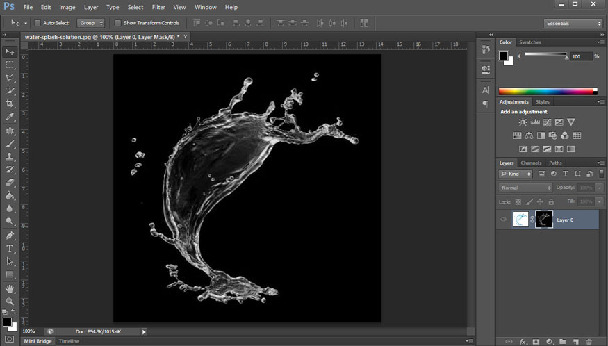 Removing water in Photoshop is NOT as DIFFICULT as you think